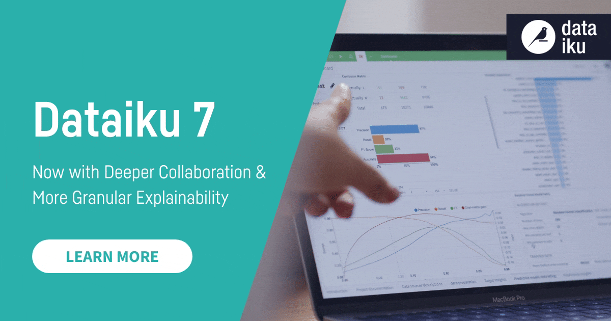 Dataiku 7: Now with Deeper Collaboration & More Granular Explainability