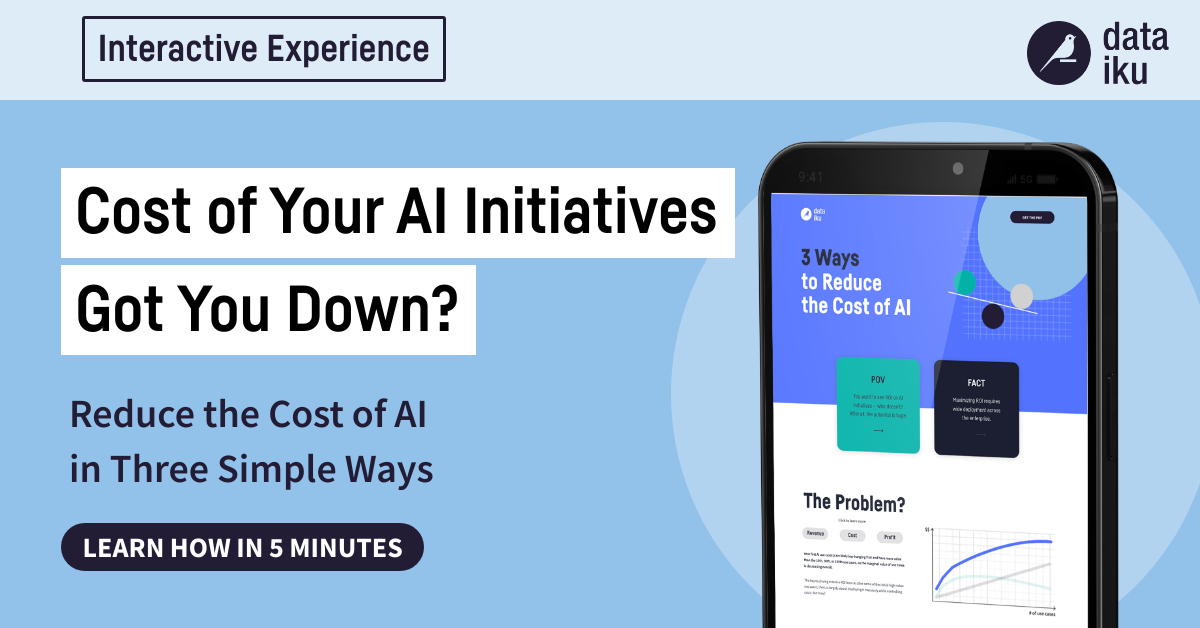 3 Ways to Reduce the Cost of AI: An Interactive Experience