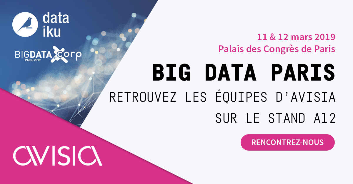Rencontrez les équipes Avisia à Big Data Paris 2019