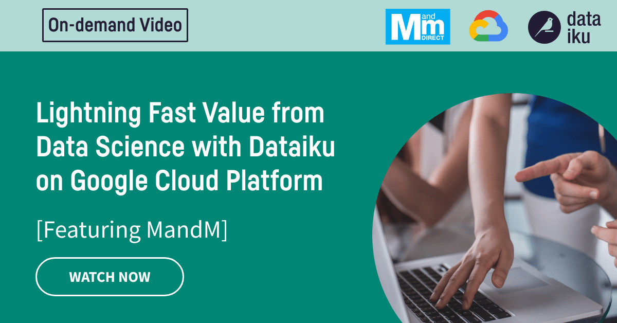 On-Demand Video on Data Science with Dataiku on Google Cloud Platform